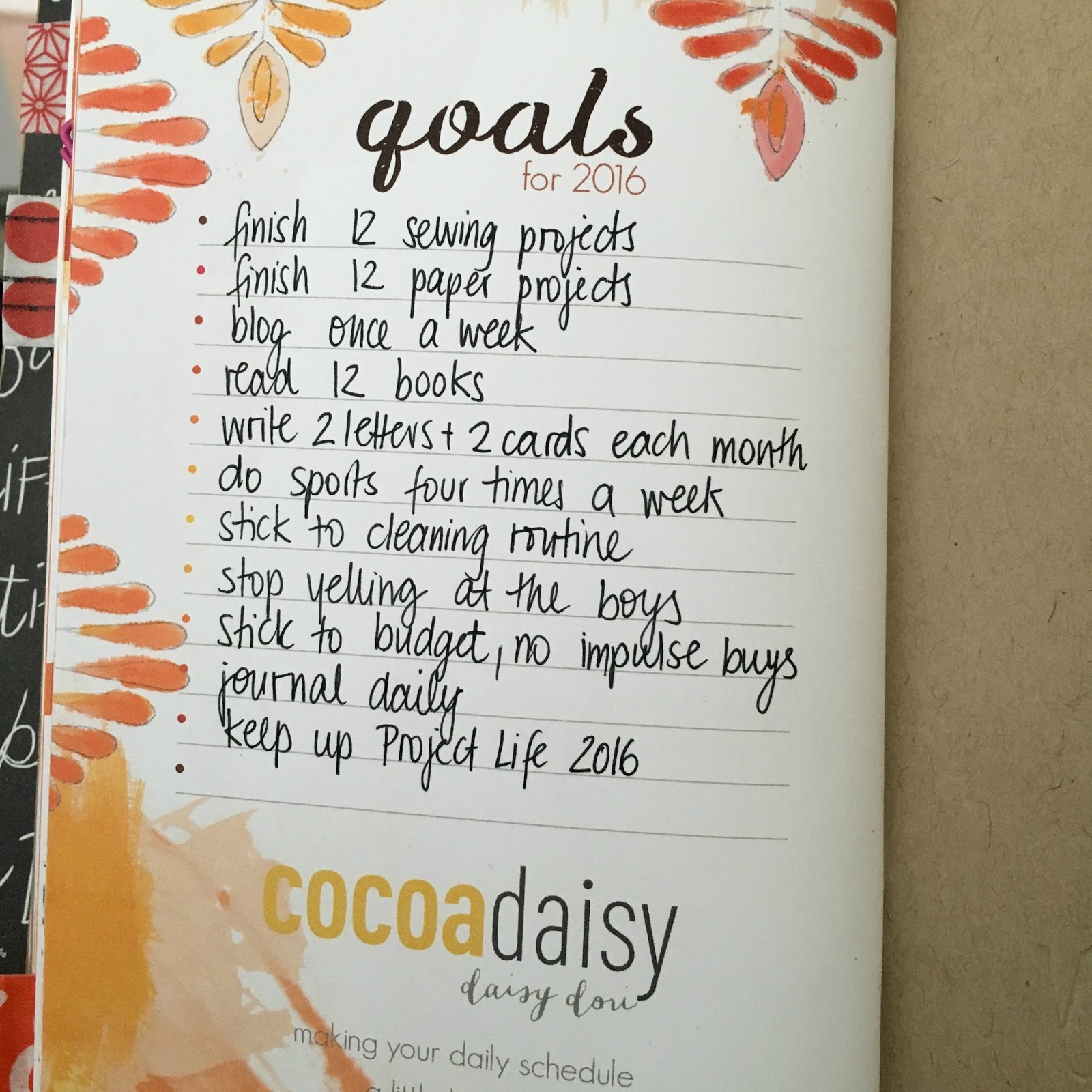 seemownay: My January goals. Meine Ziele im Januar.