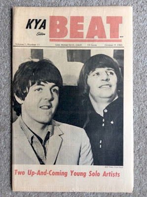 Vintage Beatles magazine covers