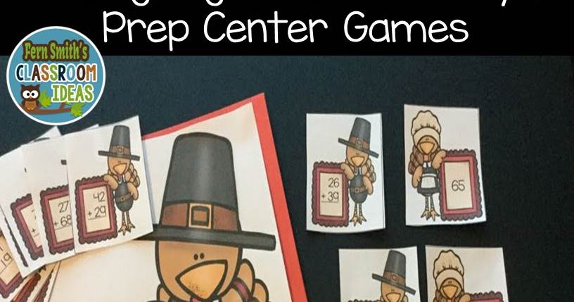Do You Need Some Fun and Engaging Thanksgiving Math Center Games ...