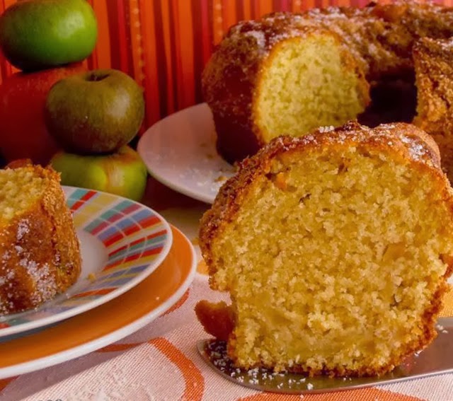 BOLO DE MAÇÃ E COCO | Dicas Femininas