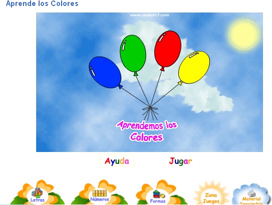 Rincón de Recursos de Educación Infantil: APRENDO LOS COLORES