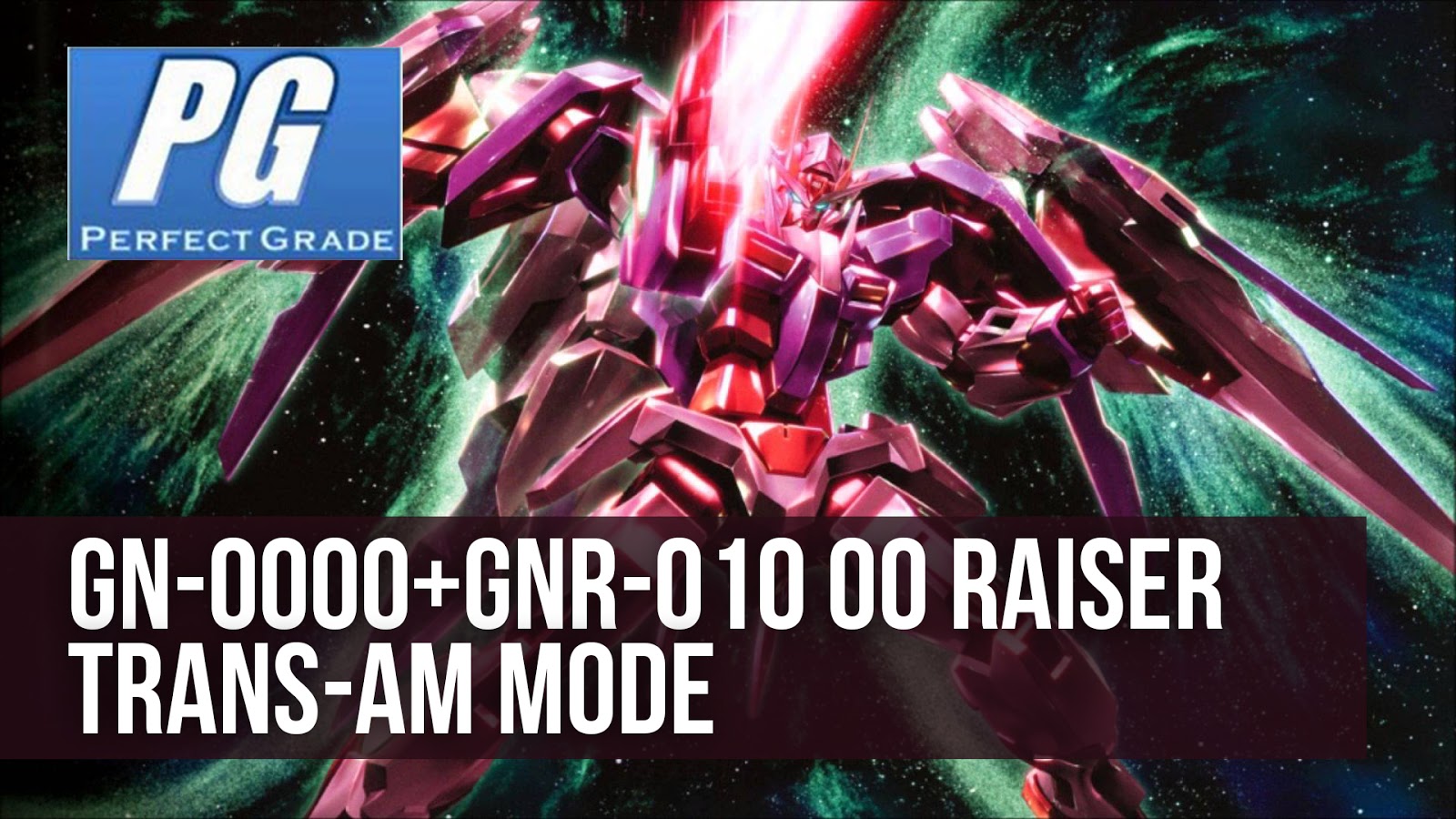 P-Bandai: PG 1/60 00 Raiser Trans-Am Mode [REISSUE] - Release Info