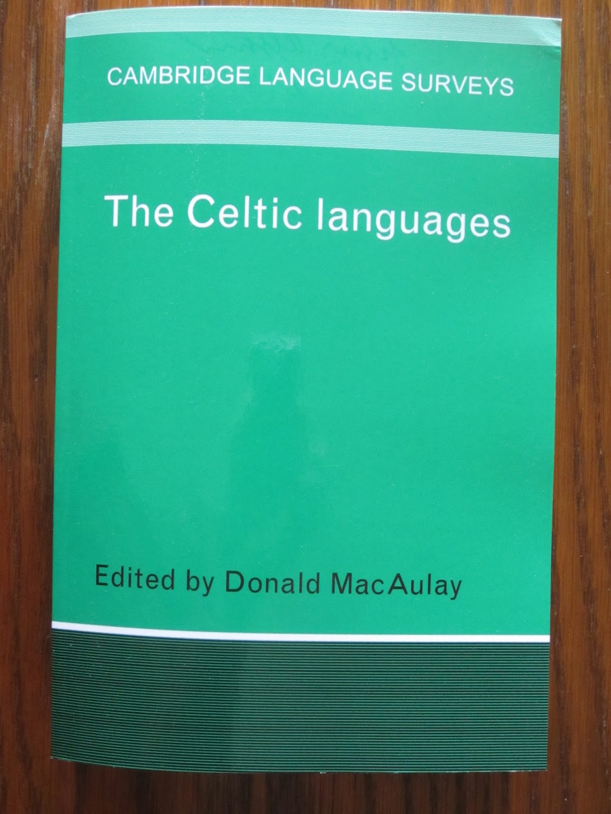 Det här har jag läst: 132. Donald MacAulay (red): The Celtic languages