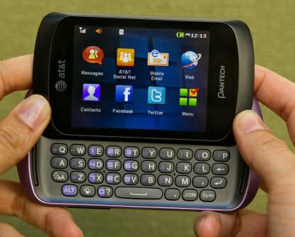Pantech Swift(AT&T)-Quick Messaging Device with Slider QWERTY Design