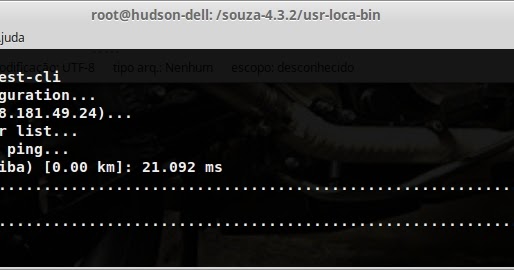 Prof. Hudson Souza: Velocidade da internet via Terminal com Speedtest-cli