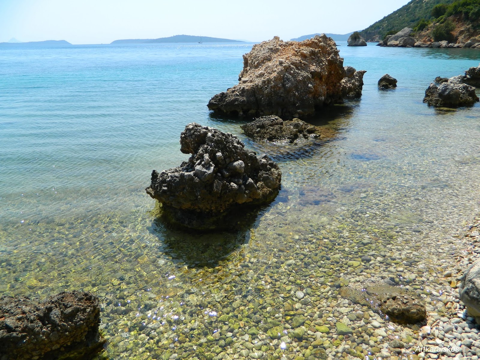 Η παραλία του Αγ Νικολάου Αστακός Αιτωλοακαρνανίας((φωτο) - ΜΠΑΜΠΙΝΗ ΙΝ