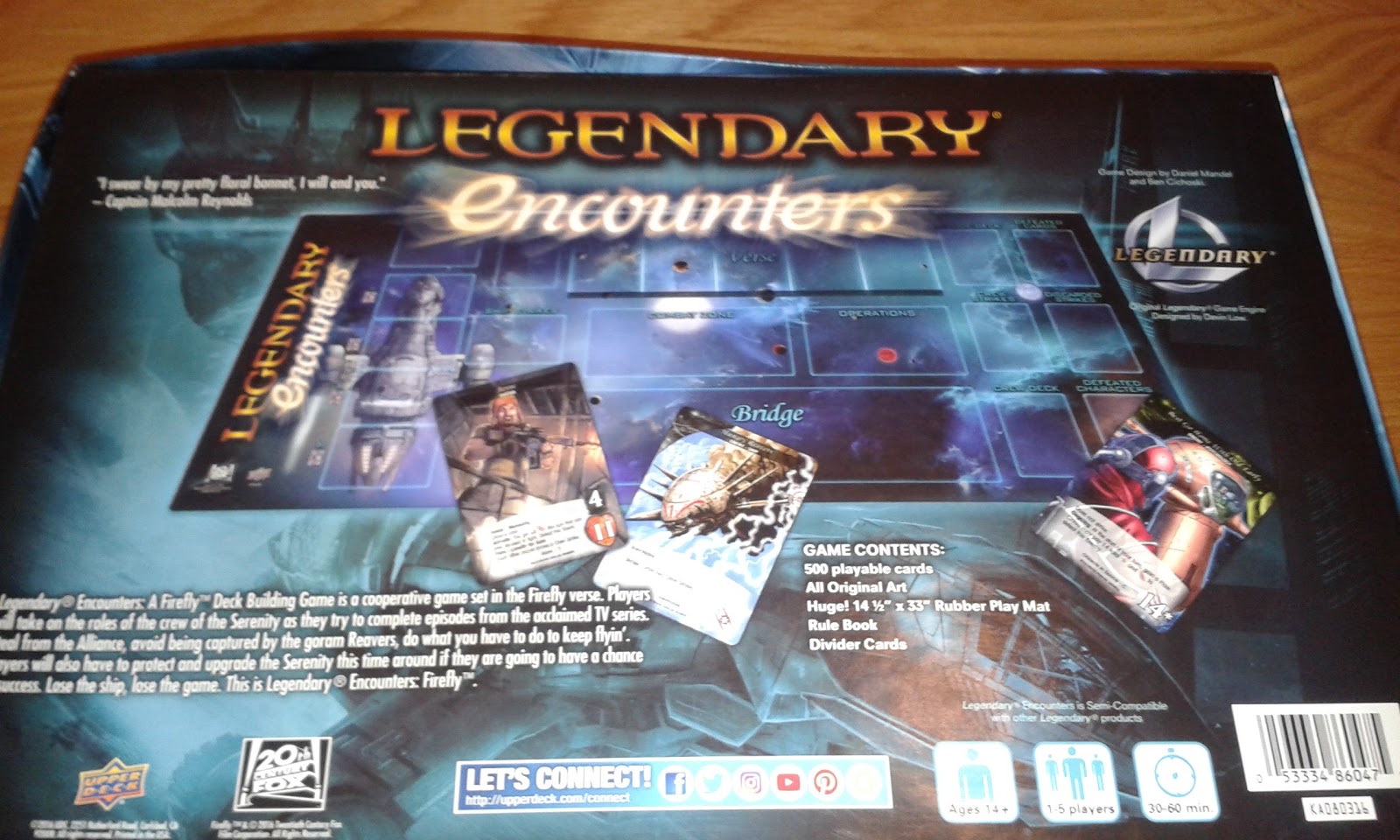 Legendary Encounters Firefly Deck building Game from Upper Deck