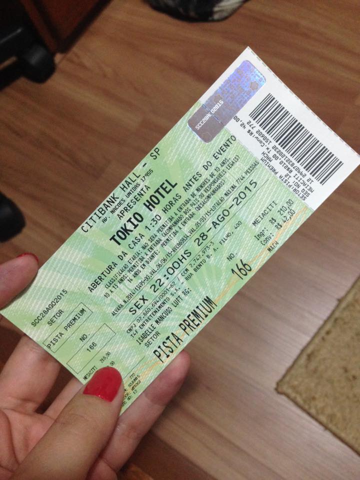 Kings of Suburbia Brasil: Primeiro ingresso *físico* do show do Tokio ...