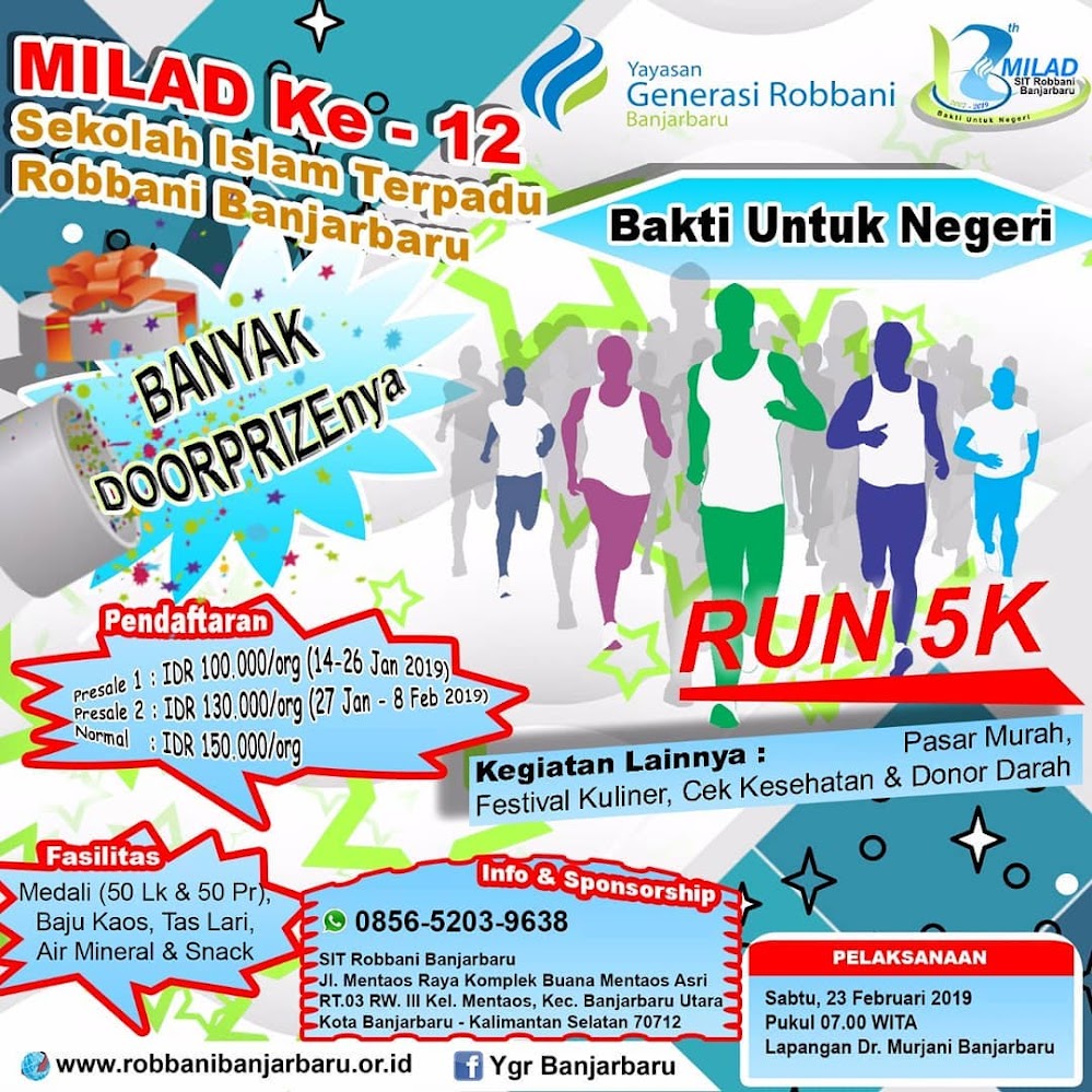 Robbani Fun Run • 2019 – LariKu.info