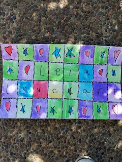 RL Arts: Paul Klee Letter Squares