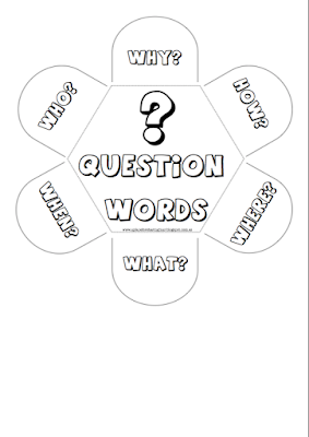A place for sharing: Question Words Interactive Notebook