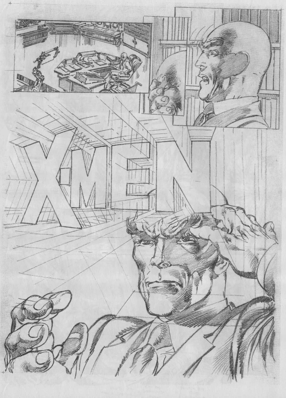 The Dork Review: Rob's Room: Unused X-Men Pages by Neal Adams