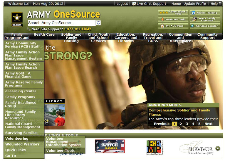 Love, Joy and Peas: How to Log Your Volunteer Hours With My Army Once ...