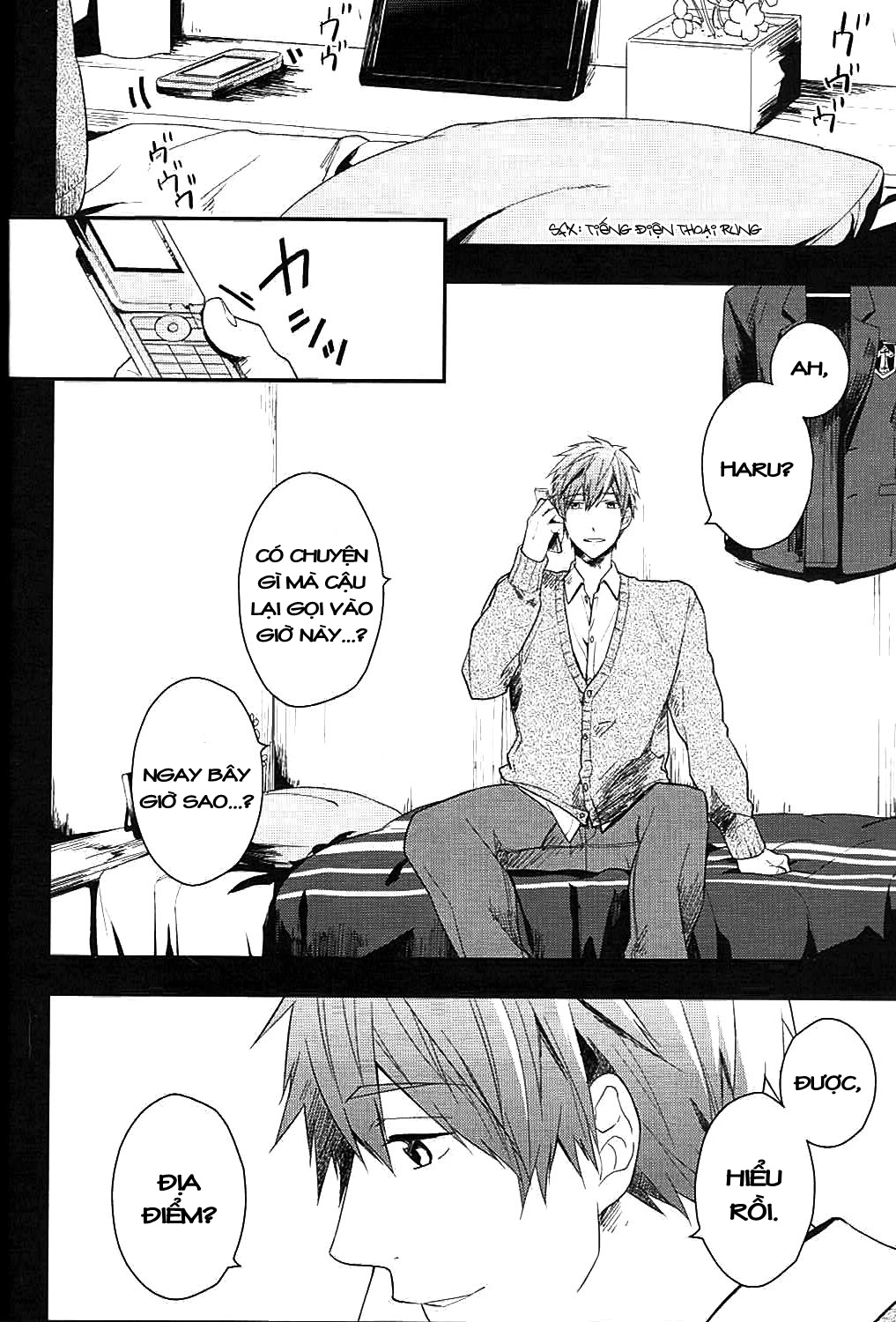 Free! Doujinshi - The Phone That Ring At 1Am - Leaf