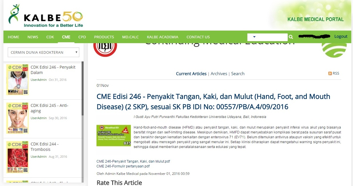 DOKTER UMUM: SKP IDI Online Gratis, untuk Dokter Umum