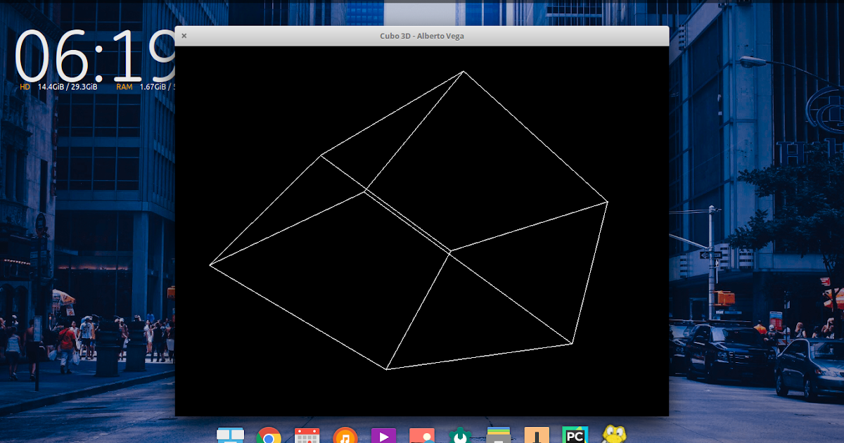 Alberto Vega - Graficacion: Python 3D | Cubo