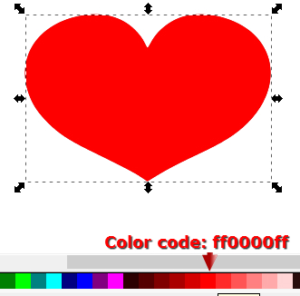 Inkscape Tutorial for a Glossy Heart - Methodoart