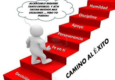 caminando hacia el éxito : la escalera del exito