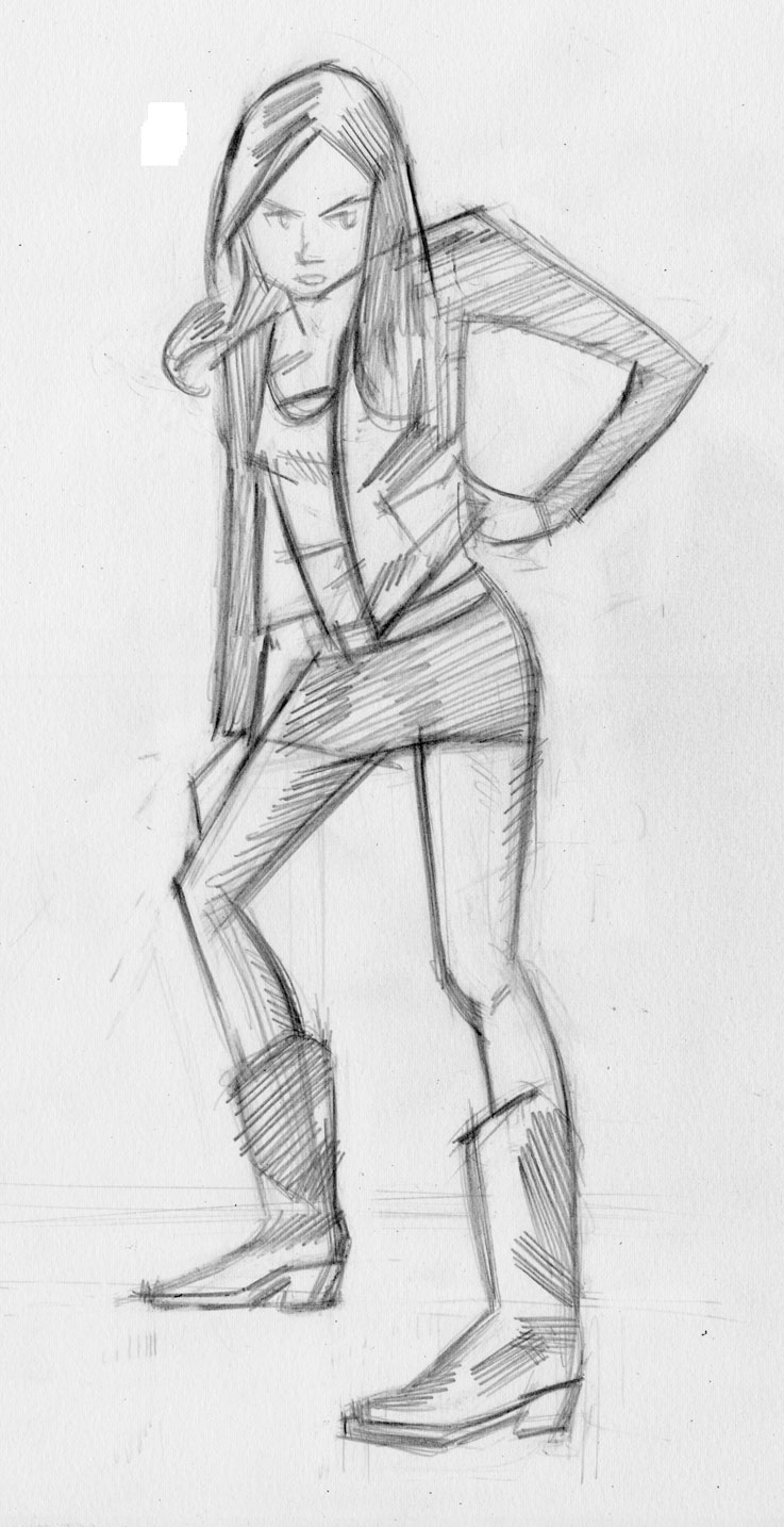 ADRIAN SALMON ART: Amy Pond pencil drawing