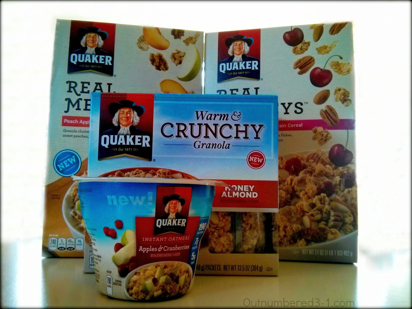 The New Quaker Oats with Quaker Warm & Crunchy Granola & Real Medleys ...