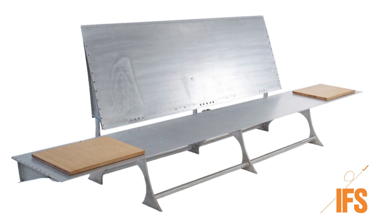 InterFlight Studio: Wing Flap Bench - Original Aircraft Furniture Art