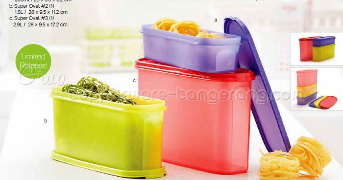 Super Oval Set Promo Tupperware September 2016 - Tupperware Palem Semi