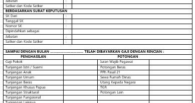 SURAT KETERANGAN PENGHENTIAN PEMBAYARAN (SKPP)