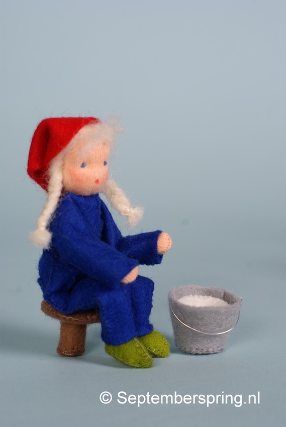 Septemberspring Galerie: De boerin melkt de koe