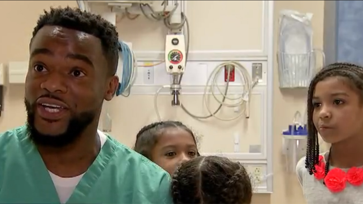 Dr. Chima Matthew Dances To Calm Down His Patient's Siblings In Florida ...