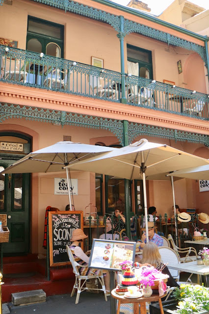 Green Gourmet Giraffe: The Tea Cosy tearooms, The Rocks, Sydney