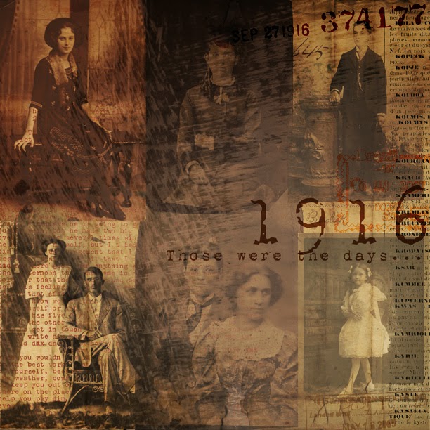 C o l l a g e a r t: Old photos Collage