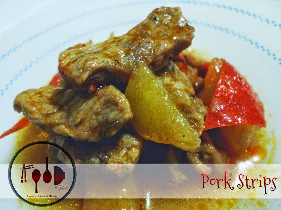 Flavors Of Online Dining: Pork Strips