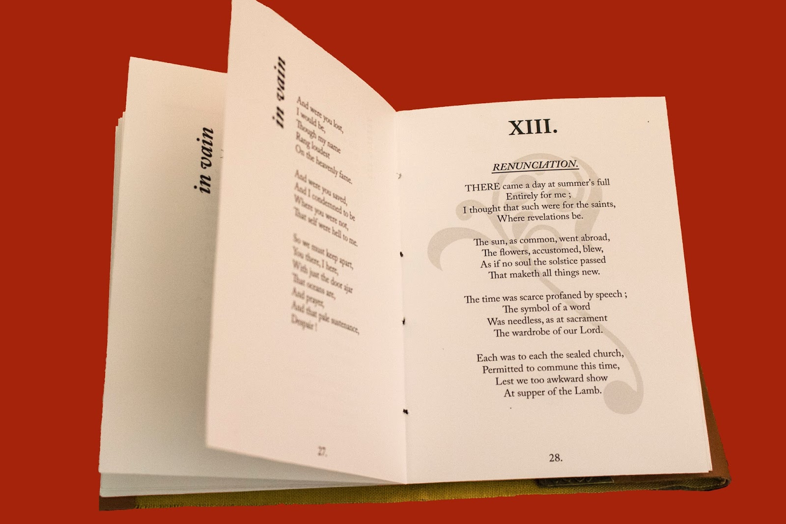 Poem Book - Hand Bound Book (Student Project) on Packaging of the World ...