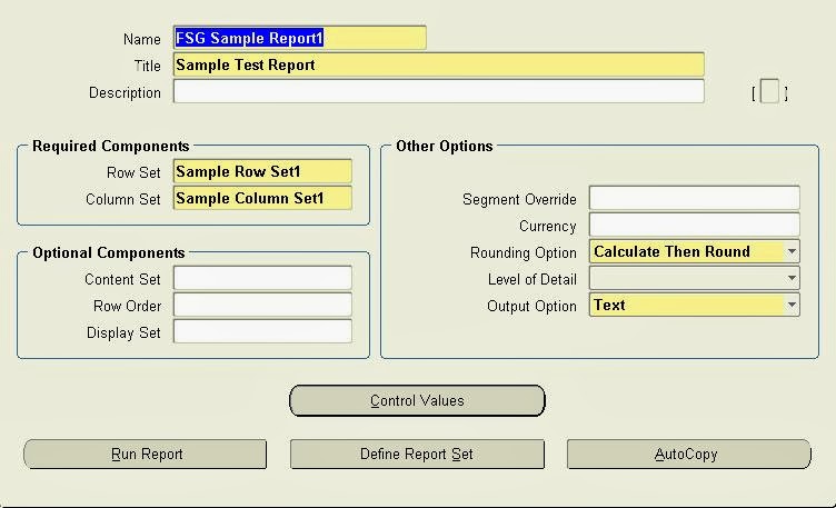 Oracle Financial Statement Generator Report Basics | Oracle Fusion and ...