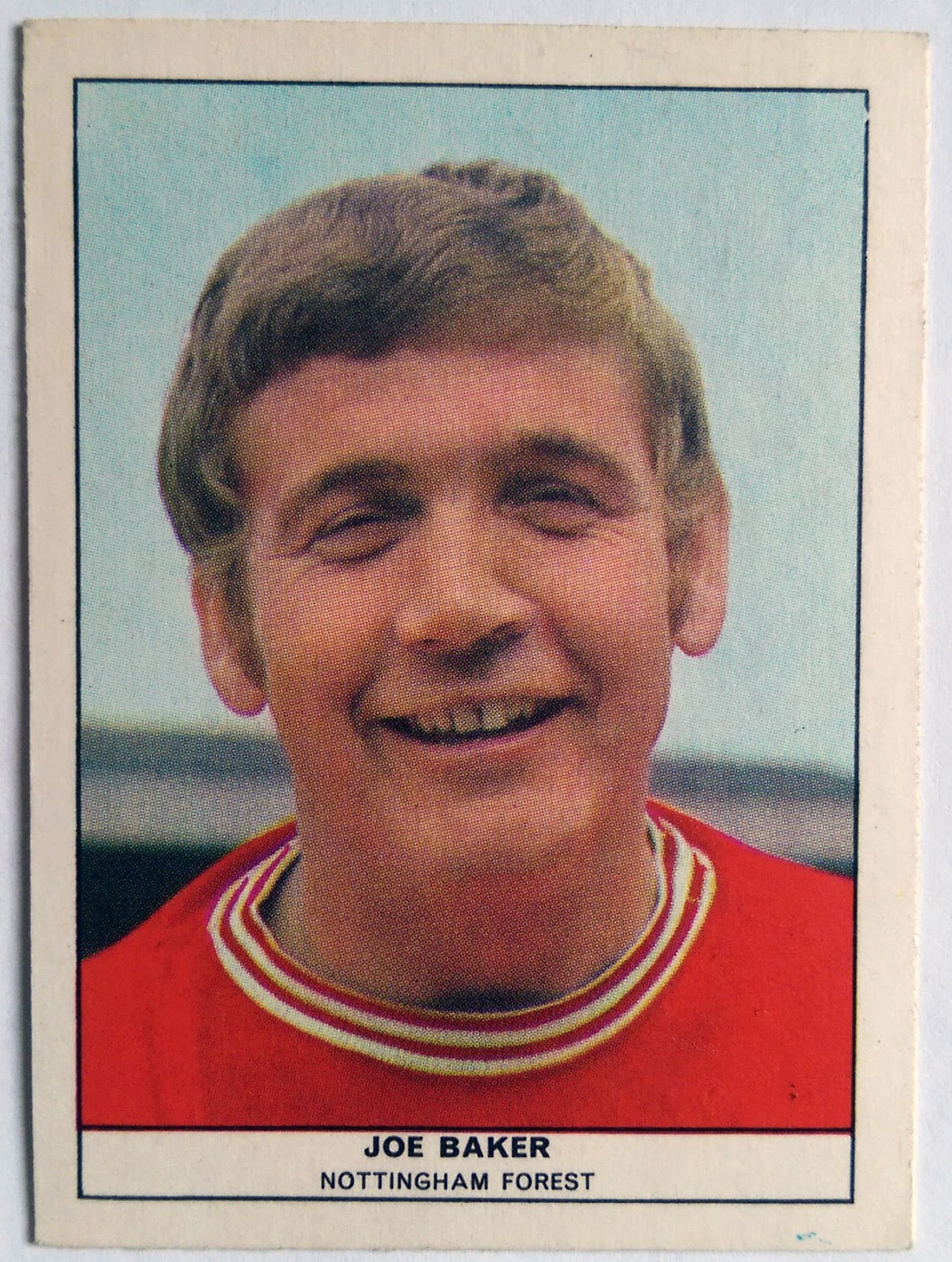 NFFC Cards & Stickers: Anglo Confectionery Football Quiz Joe Baker