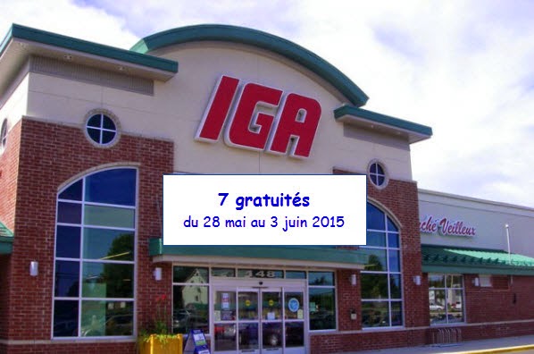 7 produits gratuits chez IGA en valeur de 35 $ | Coupons au Québec