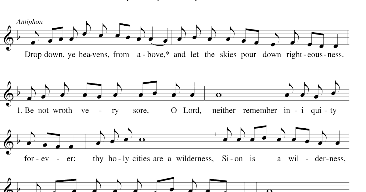 Tonus Peregrinus: THE ADVENT PROSE