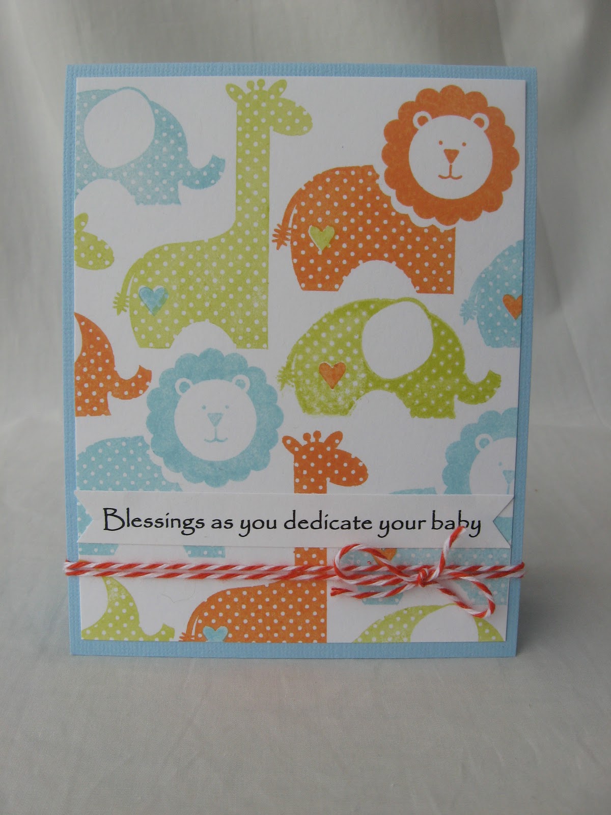 Crafty Girl Designs: Baby Dedication Cards!
