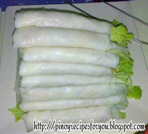 Pinoy Recipes For You: Fresh Lumpia Recipe
