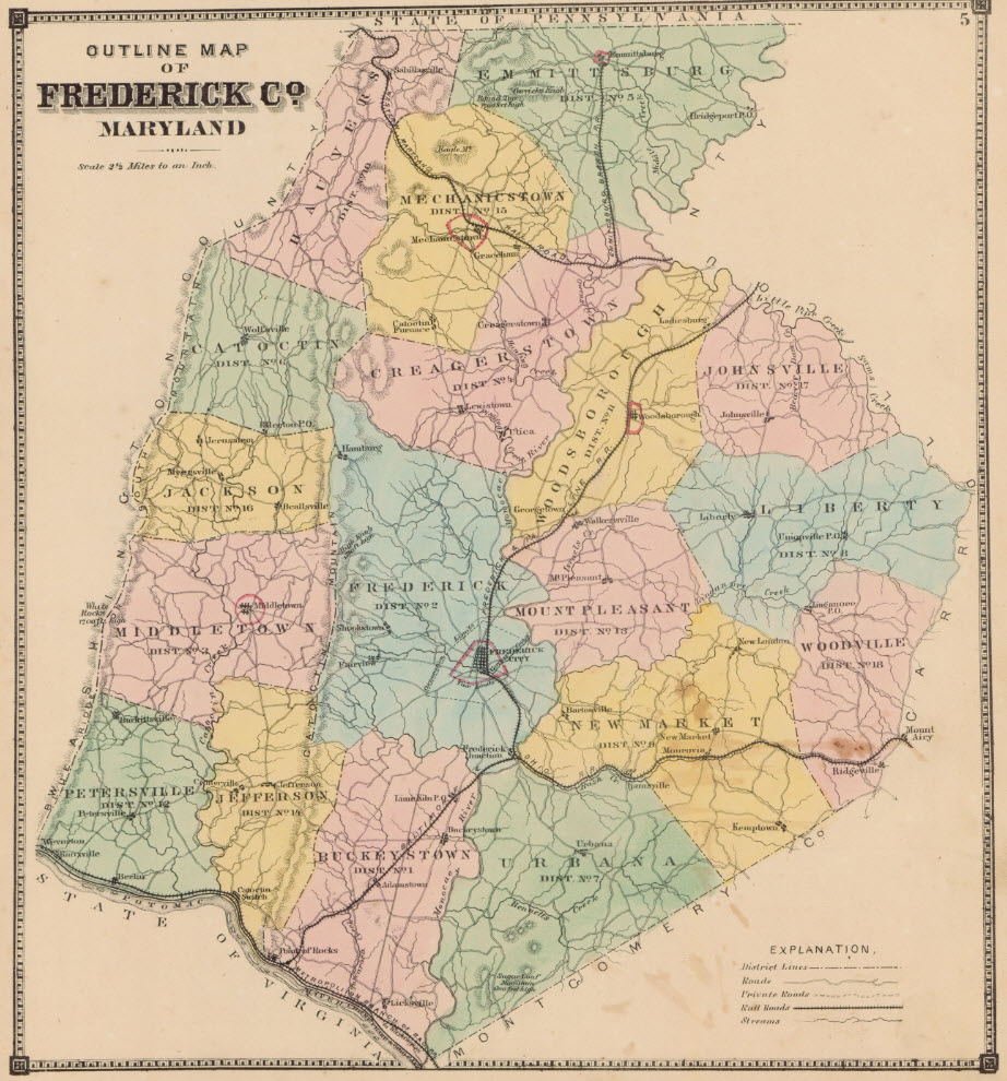 The Motorcycling Genealogist: Online version of 1873 Titus Atlas of ...