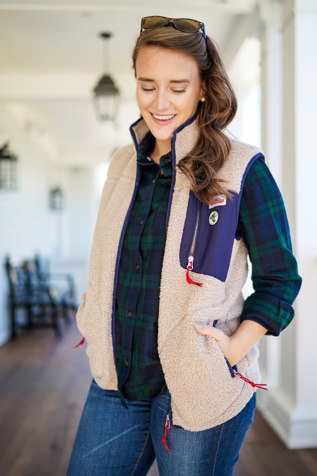 Fleece Vest + Flannel Weather | Connecticut Fashion and Lifestyle Blog ...