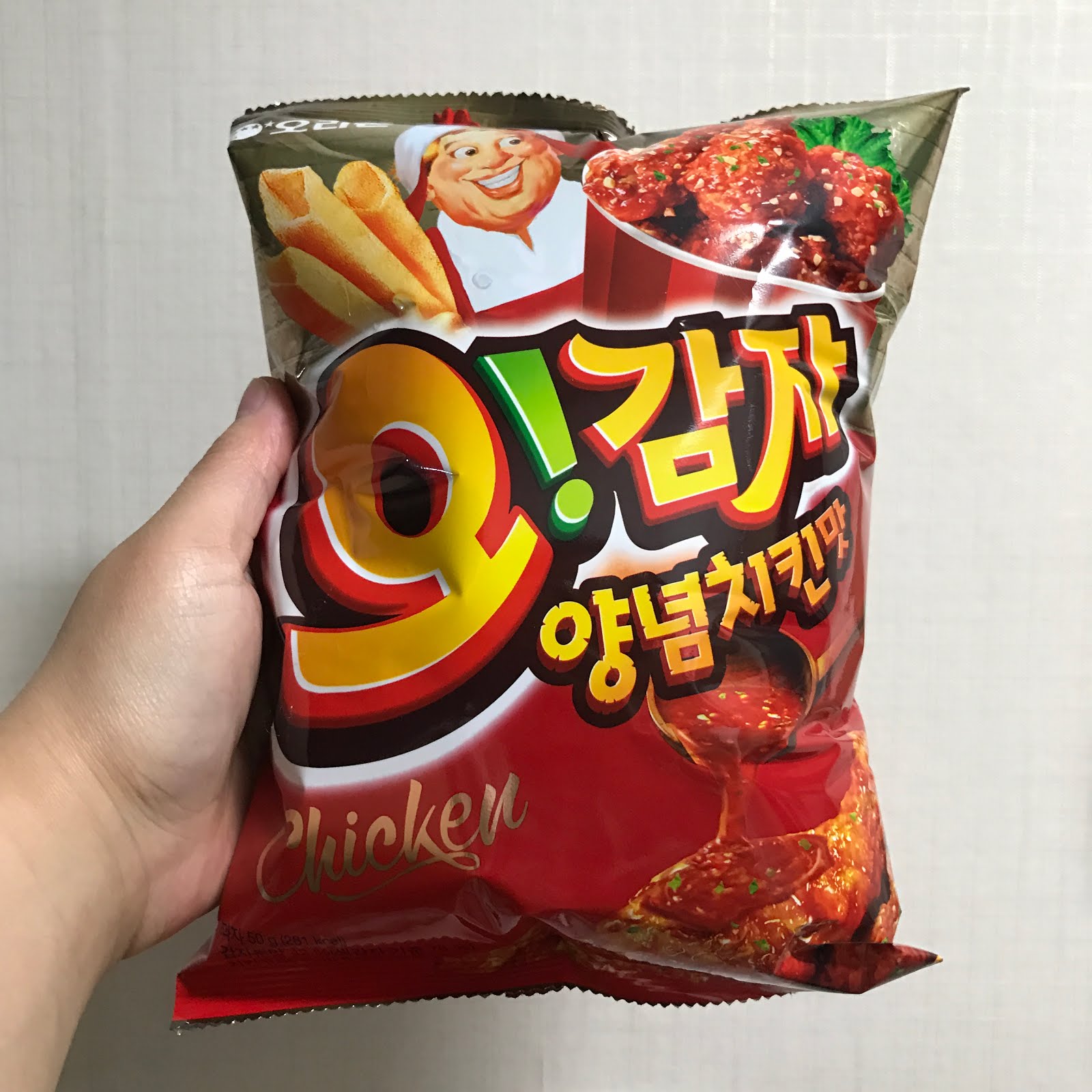 [Snack Attack Korea] Oh! Gamja Chicken Flavor - Sweet and Spicy Chicken ...