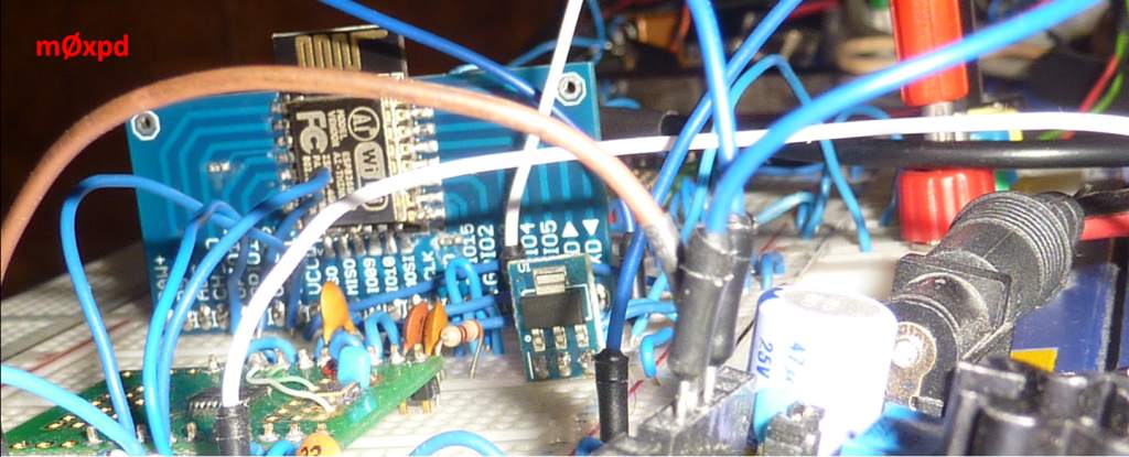 m0xpd's 'Shack Nasties': AD9834 / ESP8266 Beacon