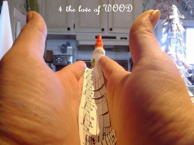 4 the love of wood: SHEET MUSIC TREES - tutorial