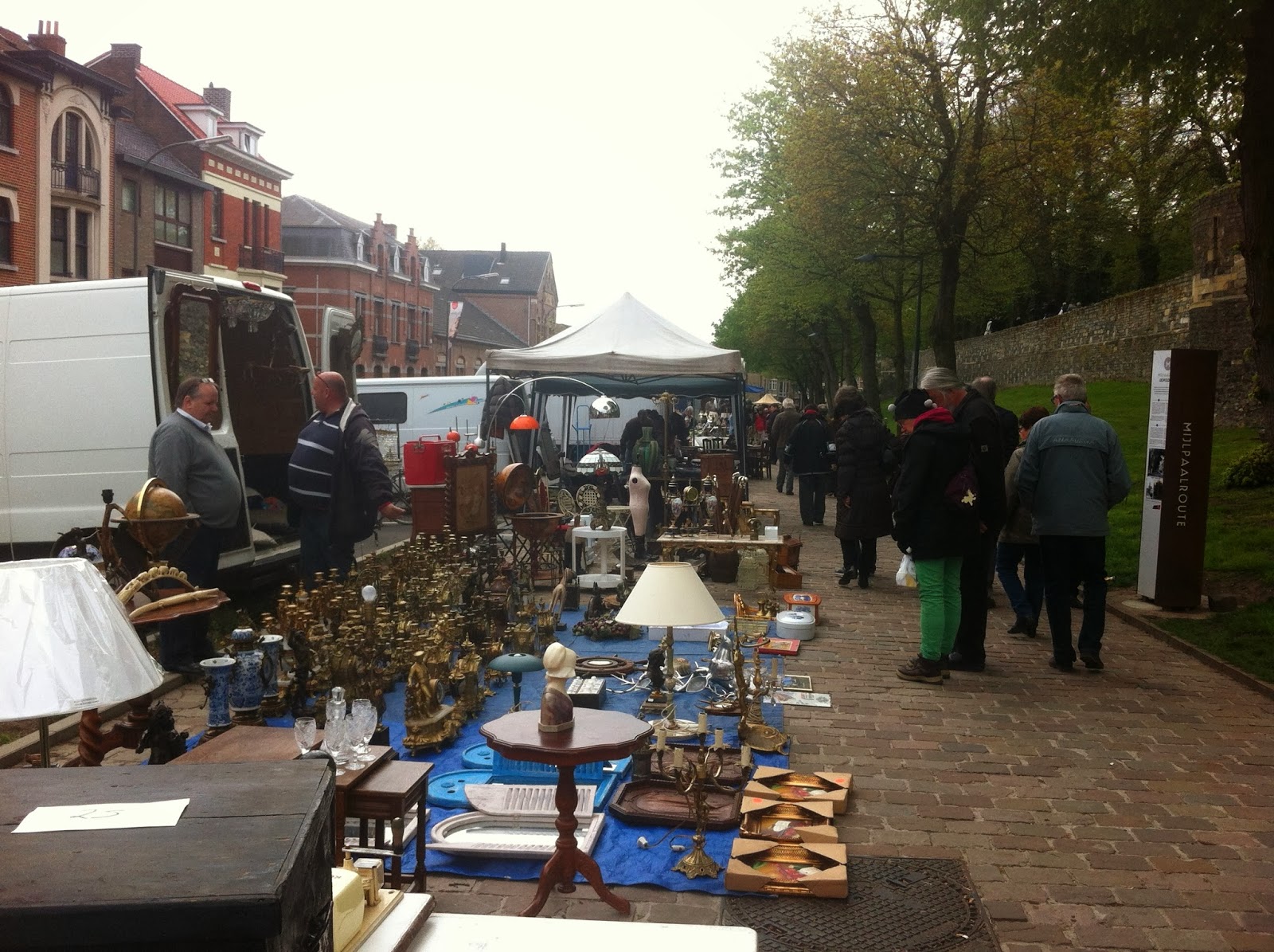 Sanders Go Sightseeing: Tongeren, Belgium (Antique Market)