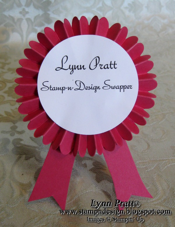 Stamp-n-Design: Scallop Circle Award Pin- FREE Tutorial