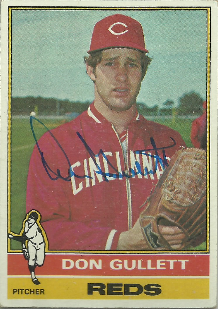 Cincinnati Reds Baseball Card Collector: TTM: Don Gullett