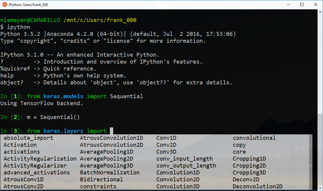 Frank’s Scratchpad: Running TensorFlow natively on Windows 10