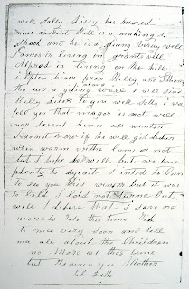 Nuts From the Family Tree: Amanuensis Monday: Sarah's Letter