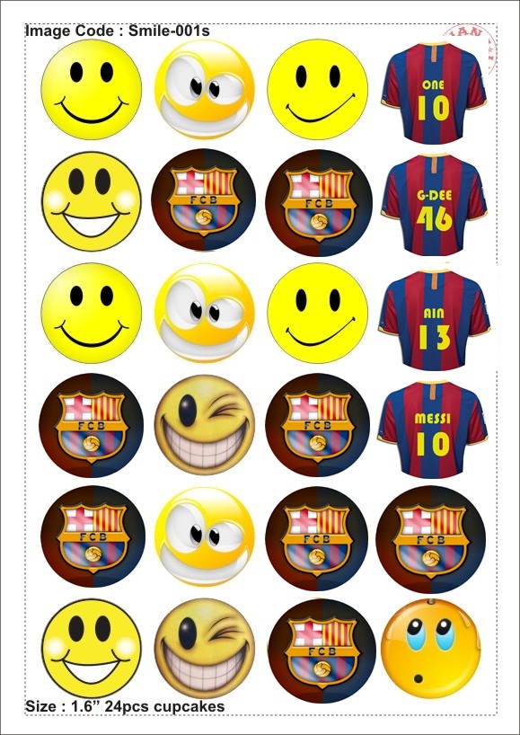 szcutesweet: barcelona team & smiley